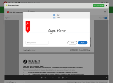How to complete e-Sign - e-Sign - Online Services - Banking Digitally ...
